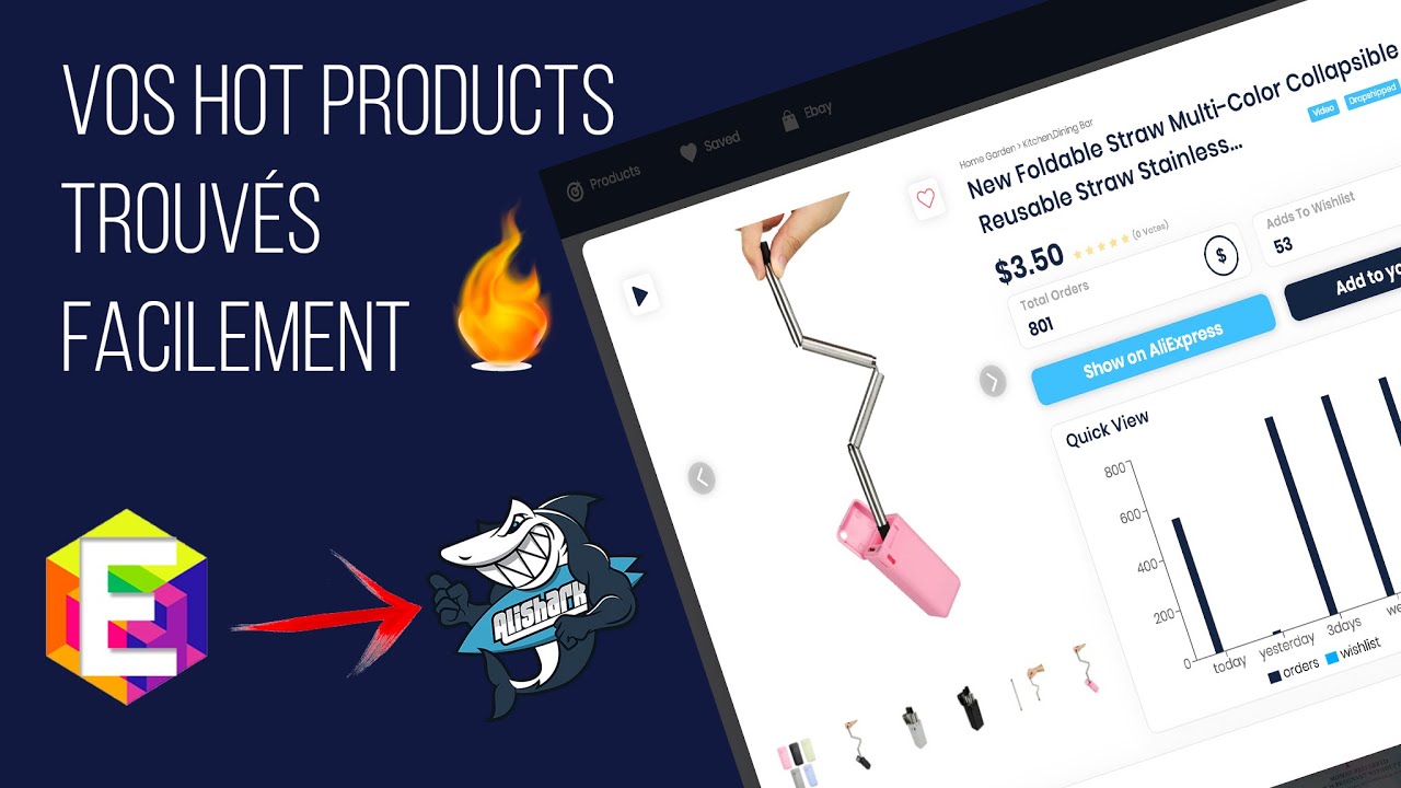 🔥 PRODUITS WINNERS ET HOT PRODUCTS EN QUELQUES SECONDES 🔥 - YouTube