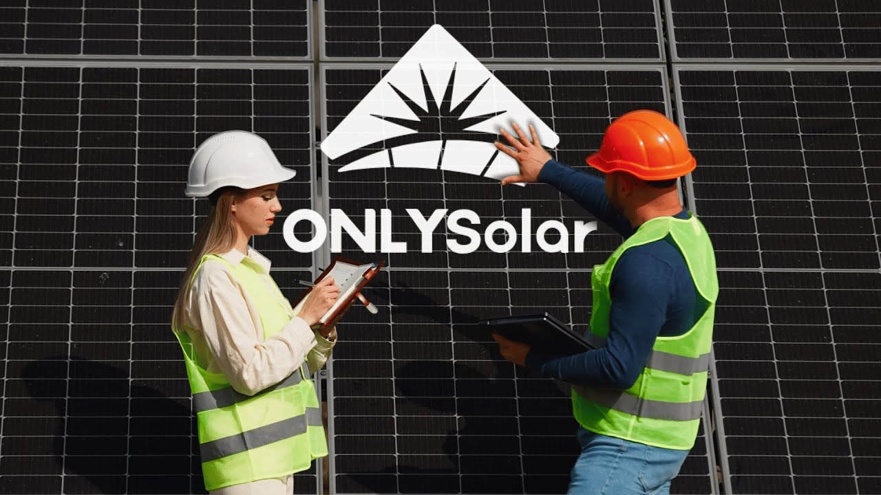 ONLYSolar | Сонячна СТАНЦІЯ для підприємства 30, 100, 150 КВТ - YouTube