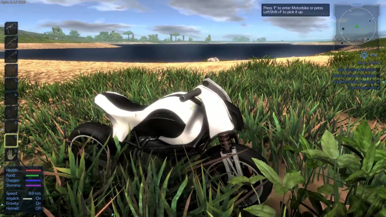Empyrion Galactic Survival - Motorbike - 01 - YouTube