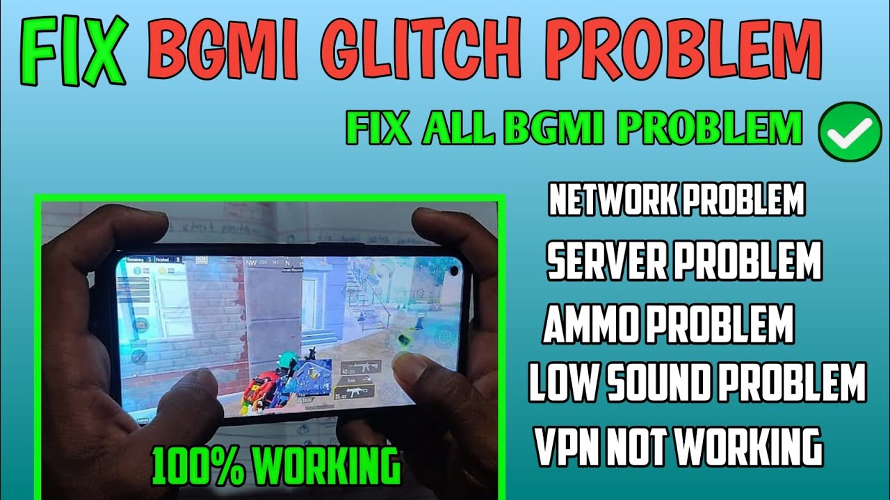 Fix Bgmi Glitch Problem | Data not working | Bgmi Server Problem ...