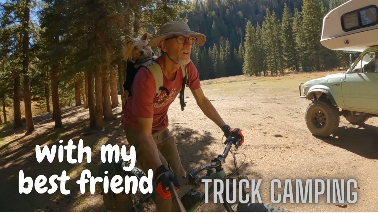 Truck camping adventure by the creek in colorado with my best friend ...
