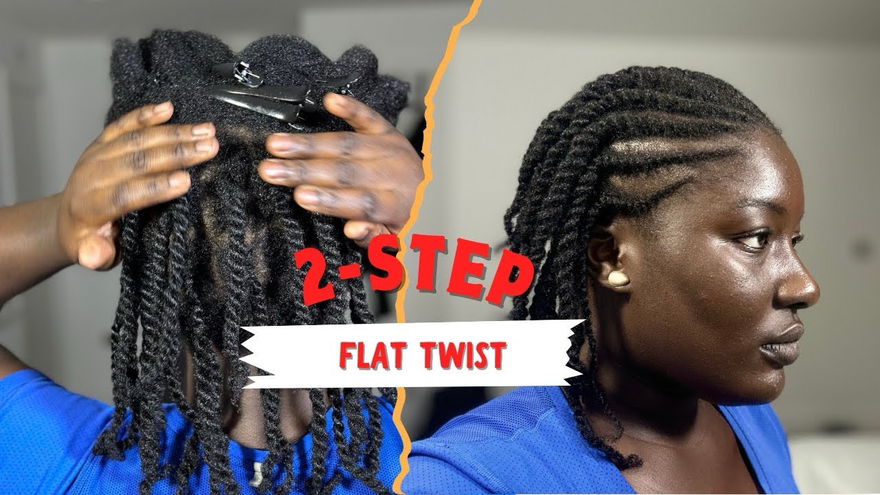 Flat Twist Tutorial||Easy steps to achieving a great flat twist - YouTube