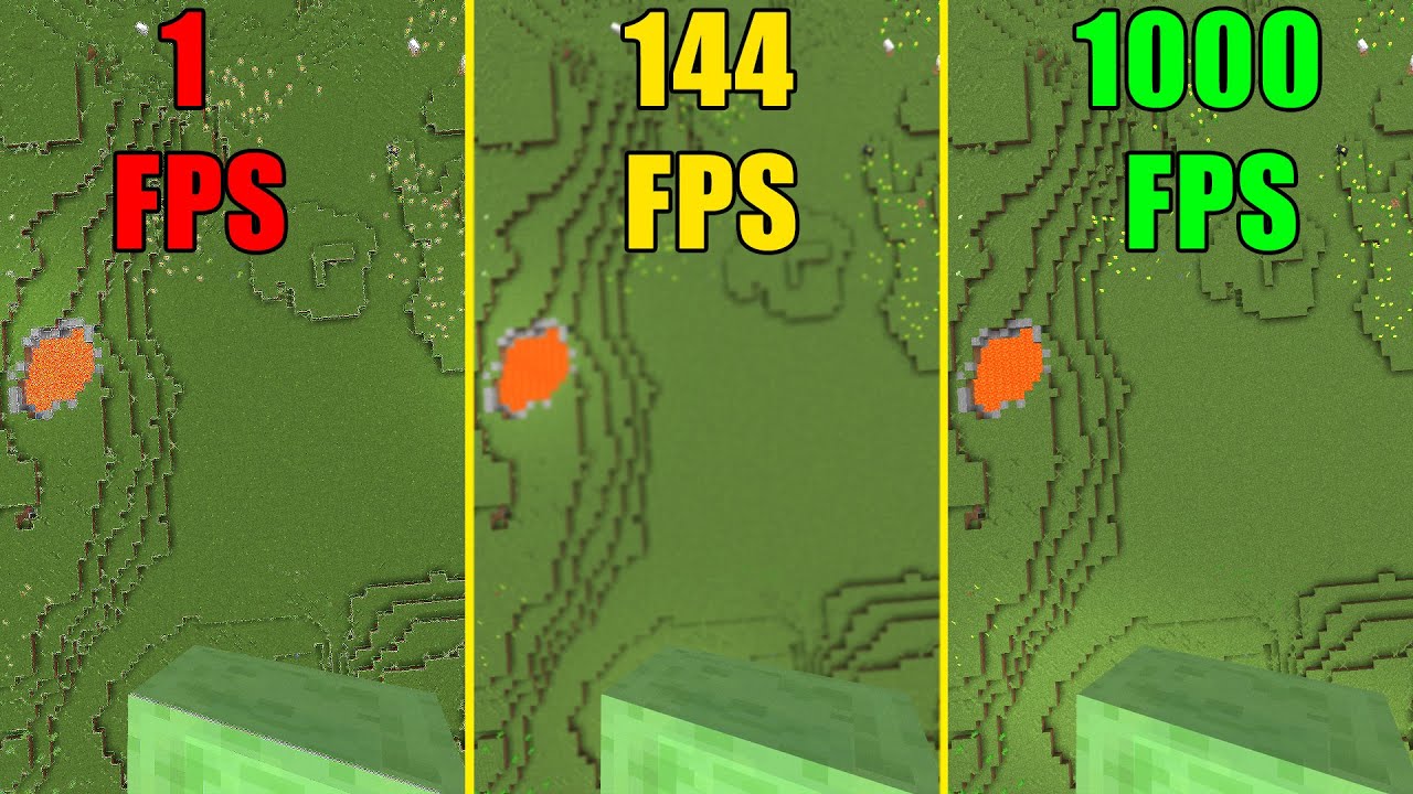 slime block MLG with 1000 FPS VS 5 FPS - YouTube