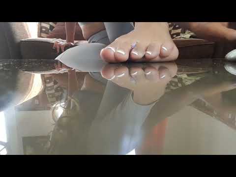 Giantess Feet - Goddess GiGi Smother Tiny Man With Her Gym Feet