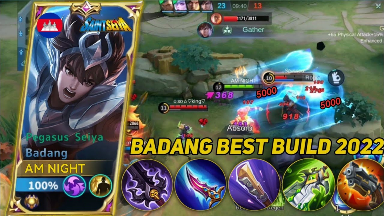 BADANG BEST BUILD AND EMBLEM 2022 | MOBILE LEGENDS - YouTube