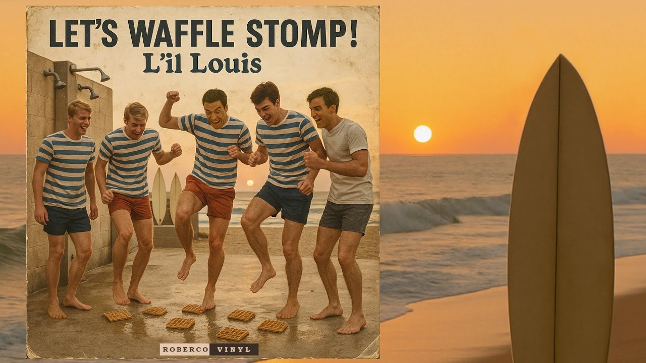 Let's Waffle Stomp! (An Uplifting Heartwarming Beach Song!) - YouTube