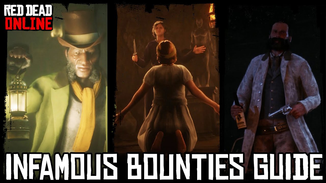 The NEW INFAMOUS Bounties GUIDE - Prestigious Bounty Red Dead Online ...