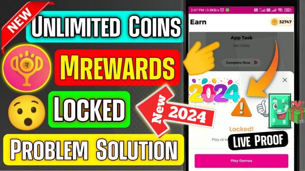 mRewards Locked Problem Solution 2024 | mRewards App Task Locked ...