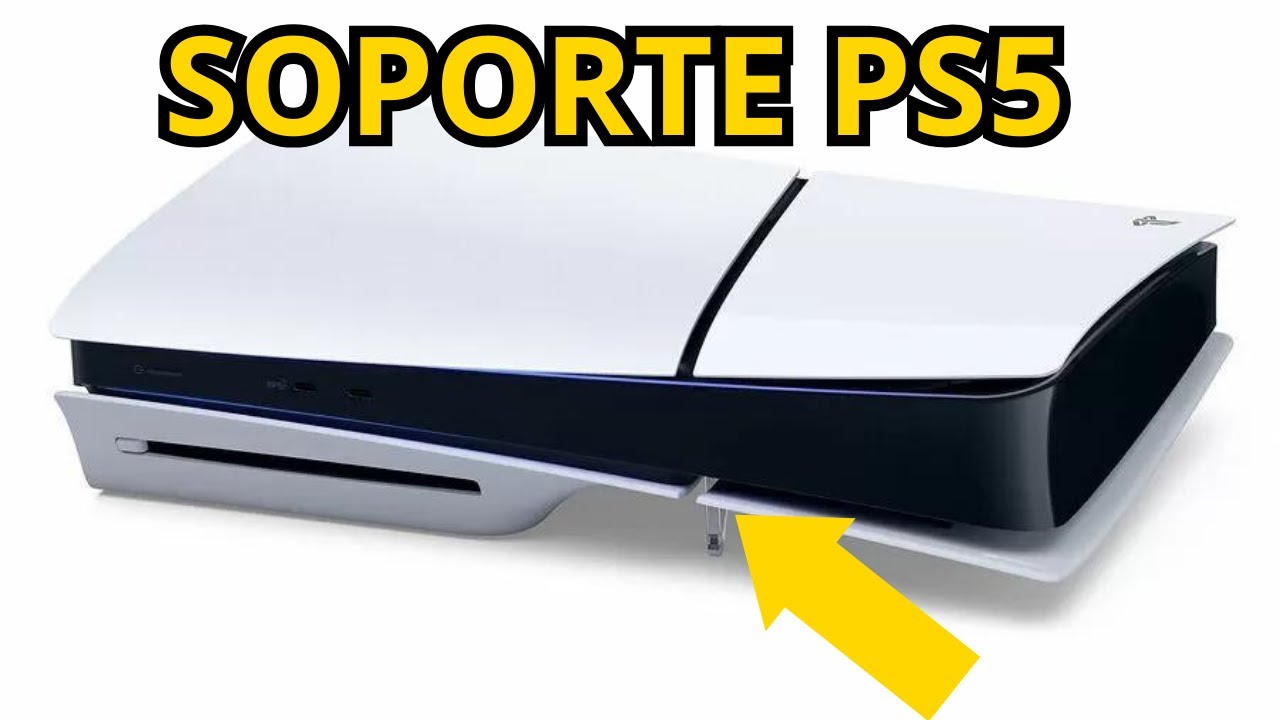 Como Poner la BASE de la PS5 SLIM - YouTube