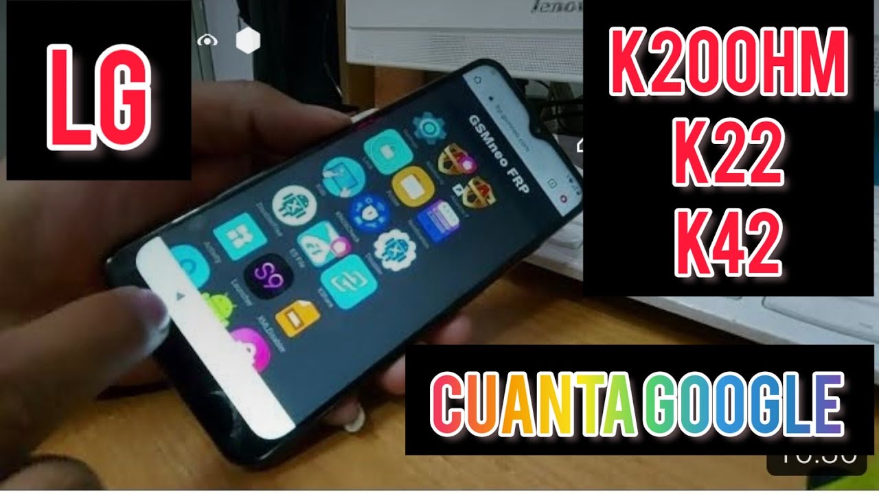 Eliminar Cuenta Google LG. k200hm, k22, k42 - YouTube