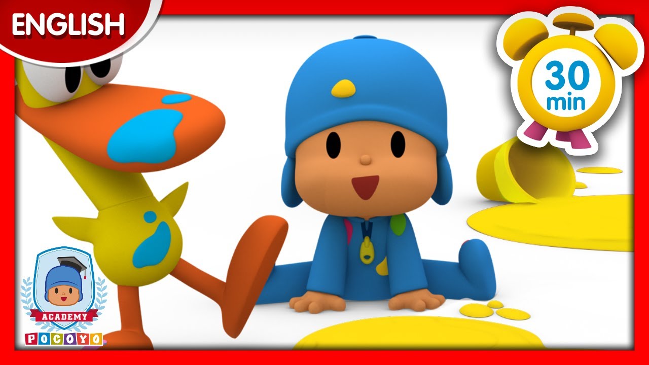 🎓 Pocoyo Academy - 🐥 Learn Colors: YELLOW | Cartoons and Educational ...