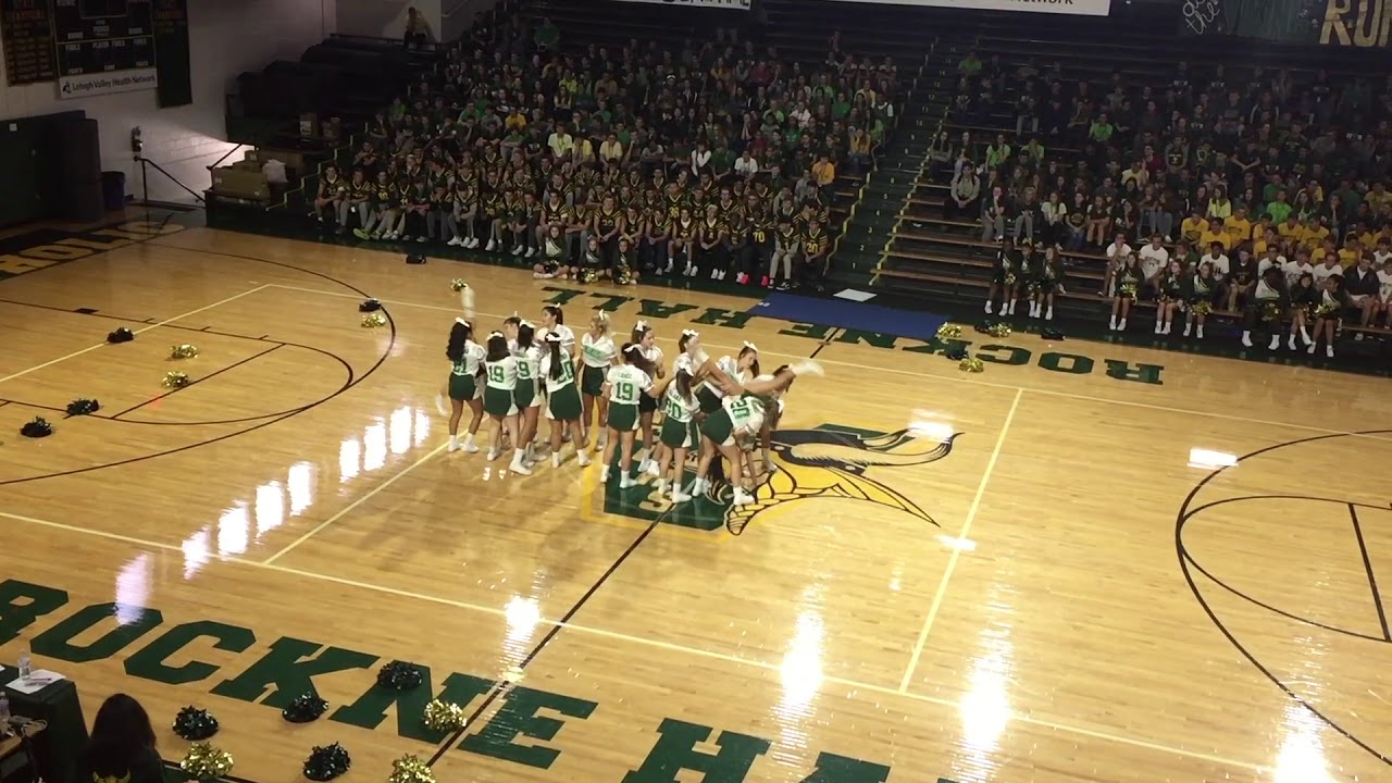 2018 Homecoming Pep Rally Cheerleaders - YouTube