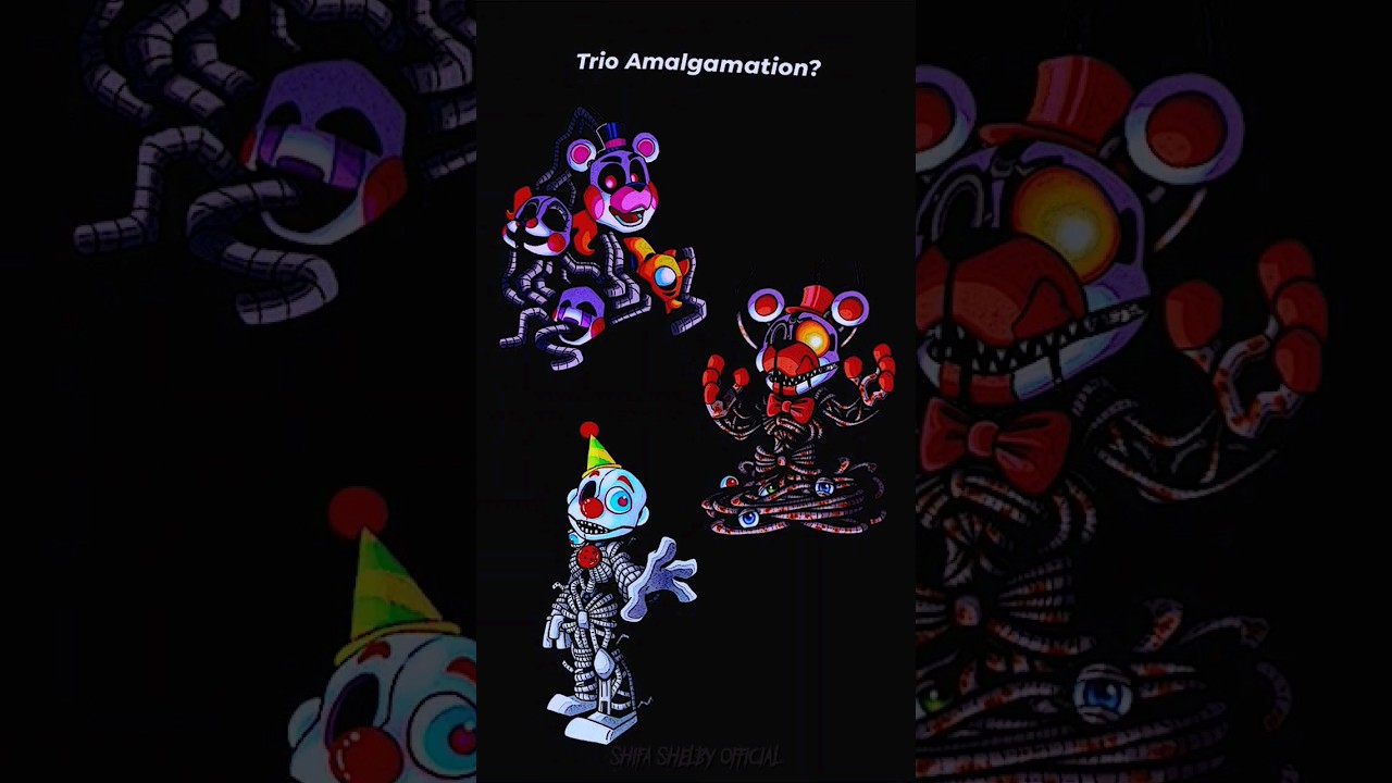Trio Amalgamation 😱🥶 || Jedag Jedug FNaF Ennard, Molten Freddy, and The ...