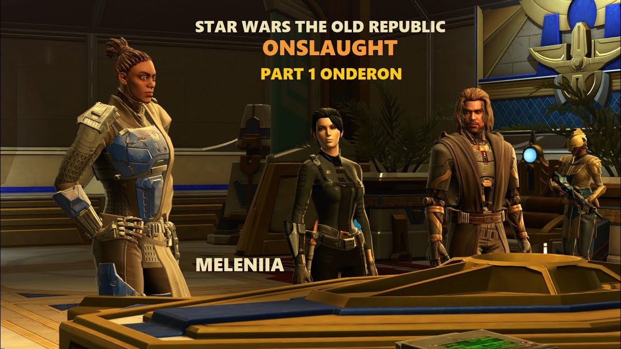 SWTOR - Onslaught: Part 1 Onderon (Republic, Jedi knight sentinel ...