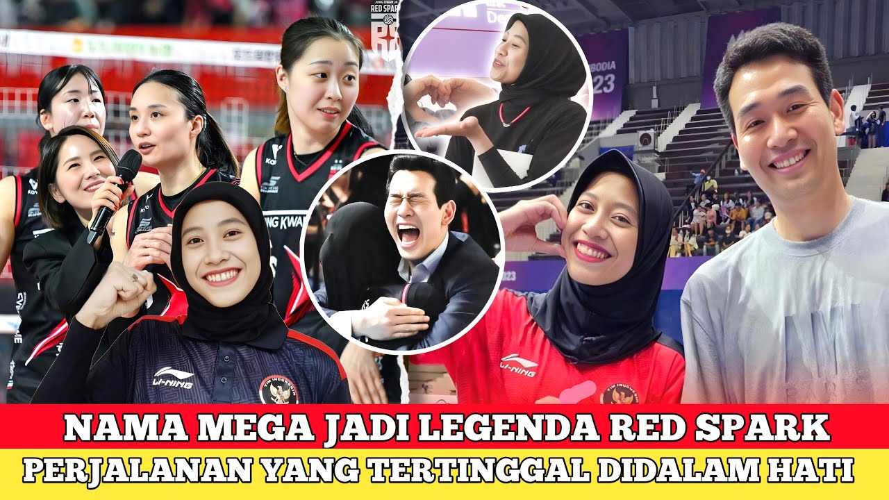 🔴 LEGENDA RED SPARK‼️jersey NO 8 dimuseumkan oleh red spark😱 nama mega ...
