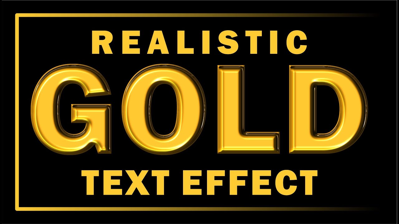 Realistic Gold Text Effect in CorelDRAW | एकदम सिंपल तरीका | Unik Adlab ...