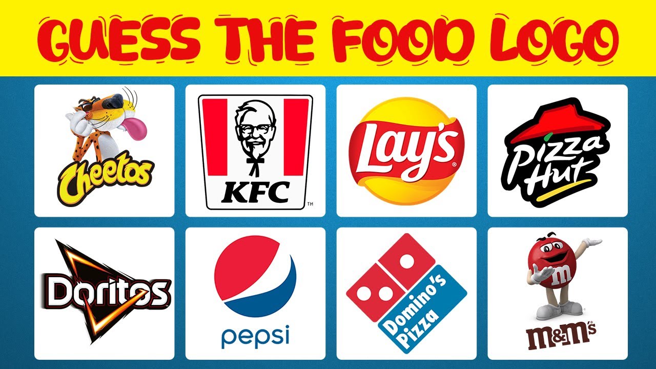 Guess the Food Logo in seconds | Famous Food & Drinks Logos | Food Logo ...