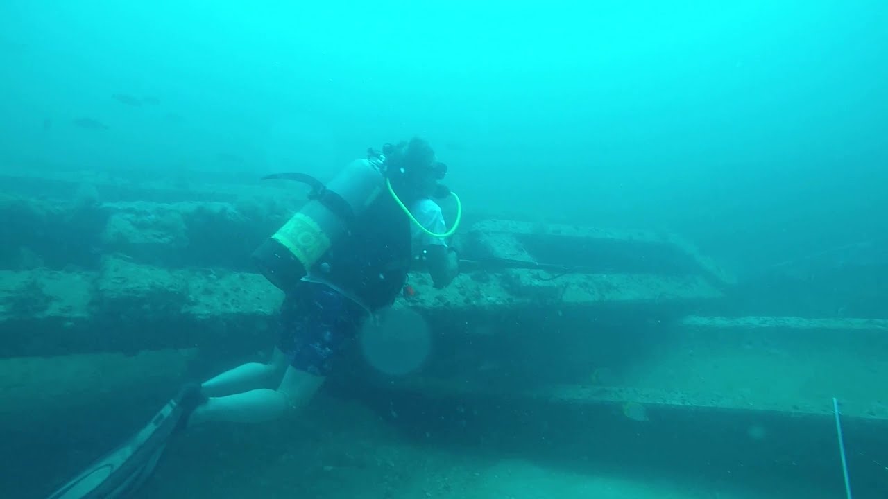 i10 Bridge Rubble - Shark - June 2020 - YouTube