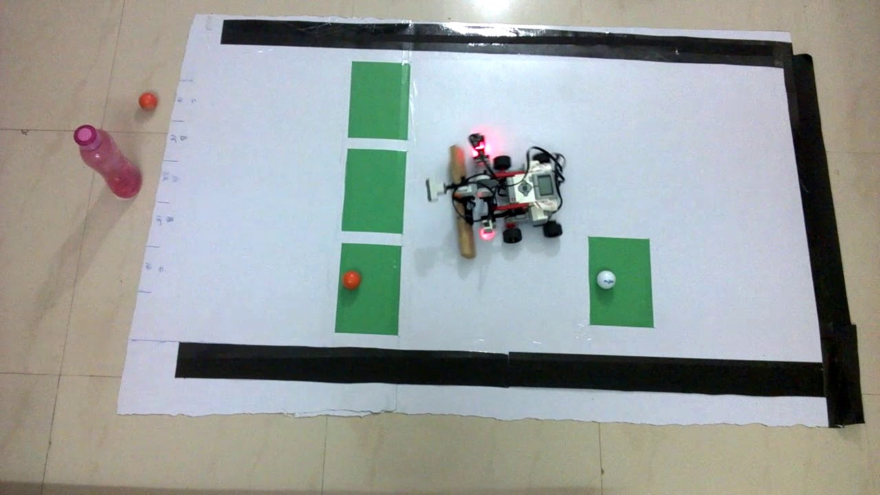 How to play ROBOGOLF with LEGO EV3 | World ROBOFEST 2016 | Vybhava ...