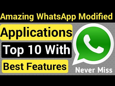 Top 10 WhatsApp Modified APK?  || WhatsApp Full Review Tutorial Urdu/Hindi