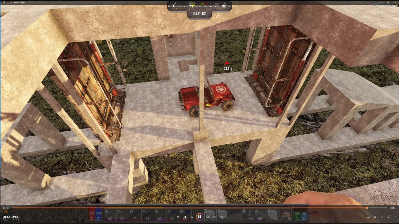 7D2D Darkness Falls V4.1 RWG 8K-PEP Map EP61 (Base Construction Day 13 ...