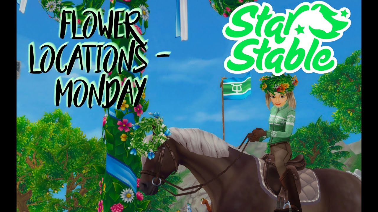 Flower crown locations - Tuesday - Star Stable Online - YouTube