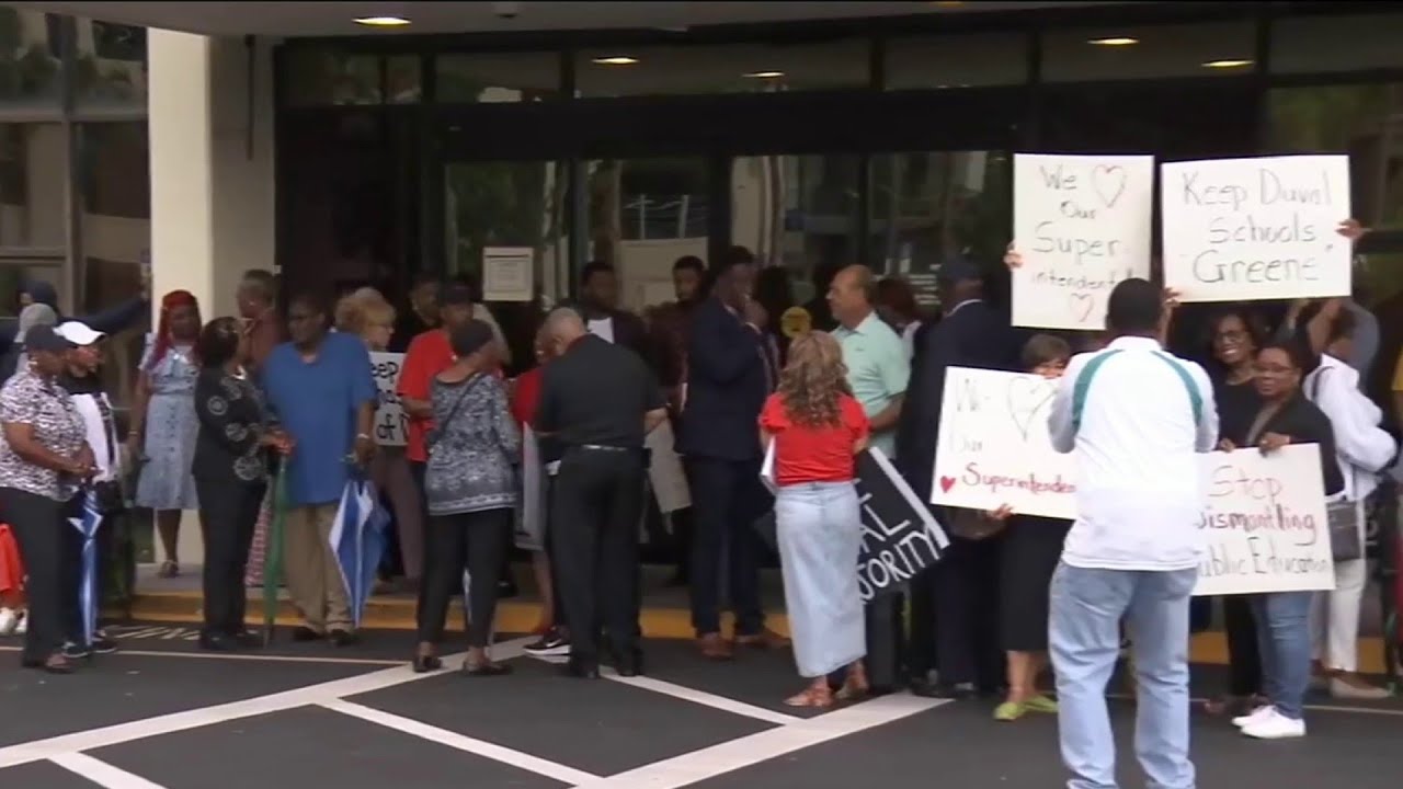 Rally held in support of Duval County Schools Superintendent Diana ...