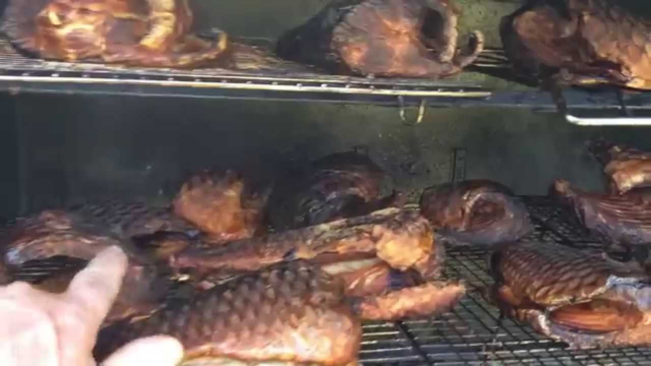 SMOKING SOME BUFFALO FISH FOR A FRIEND! YES IT IS GOOD! - YouTube