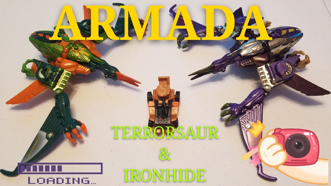 Transformers Review on the 2003 Armada Super Cons Terrorsaur & Ironhide ...