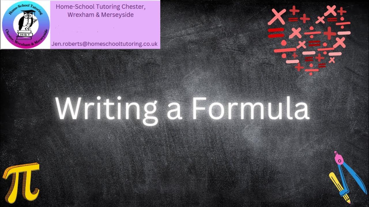 Formulae - YouTube
