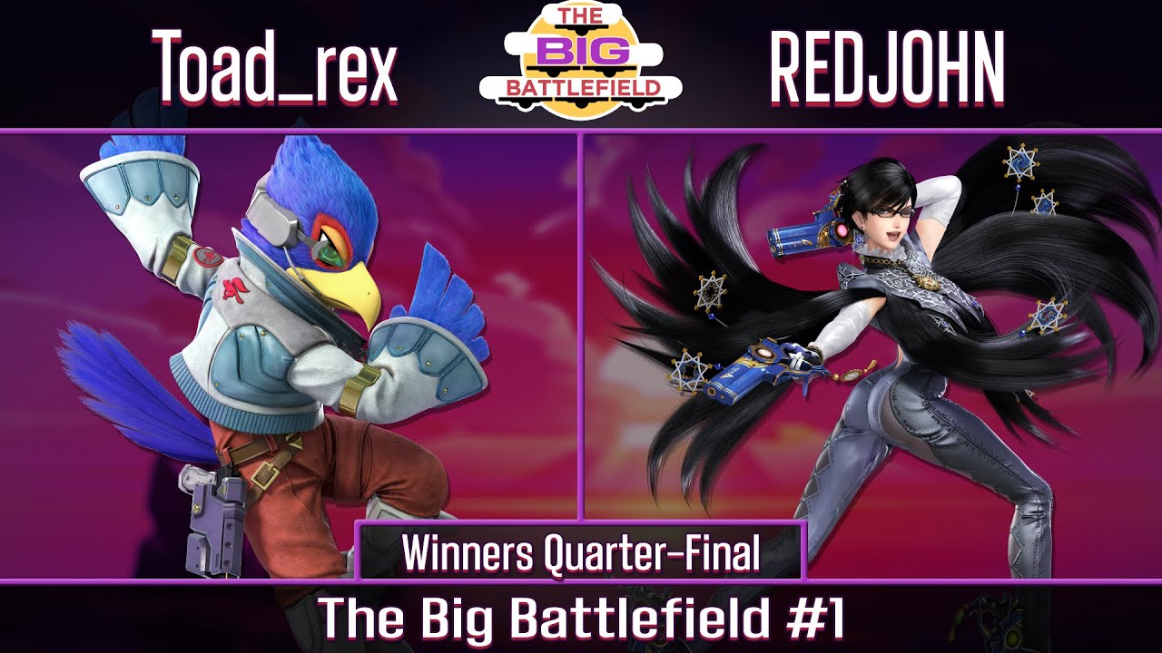 TBBF # 01 | Toad_rex (Falco) vs REDJOHN (Bayonetta) | Winners Quarters ...