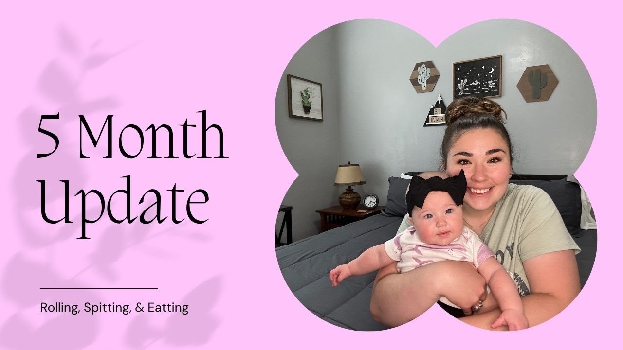 5 month Update• Baby’s First Meal • Baby Update • - YouTube