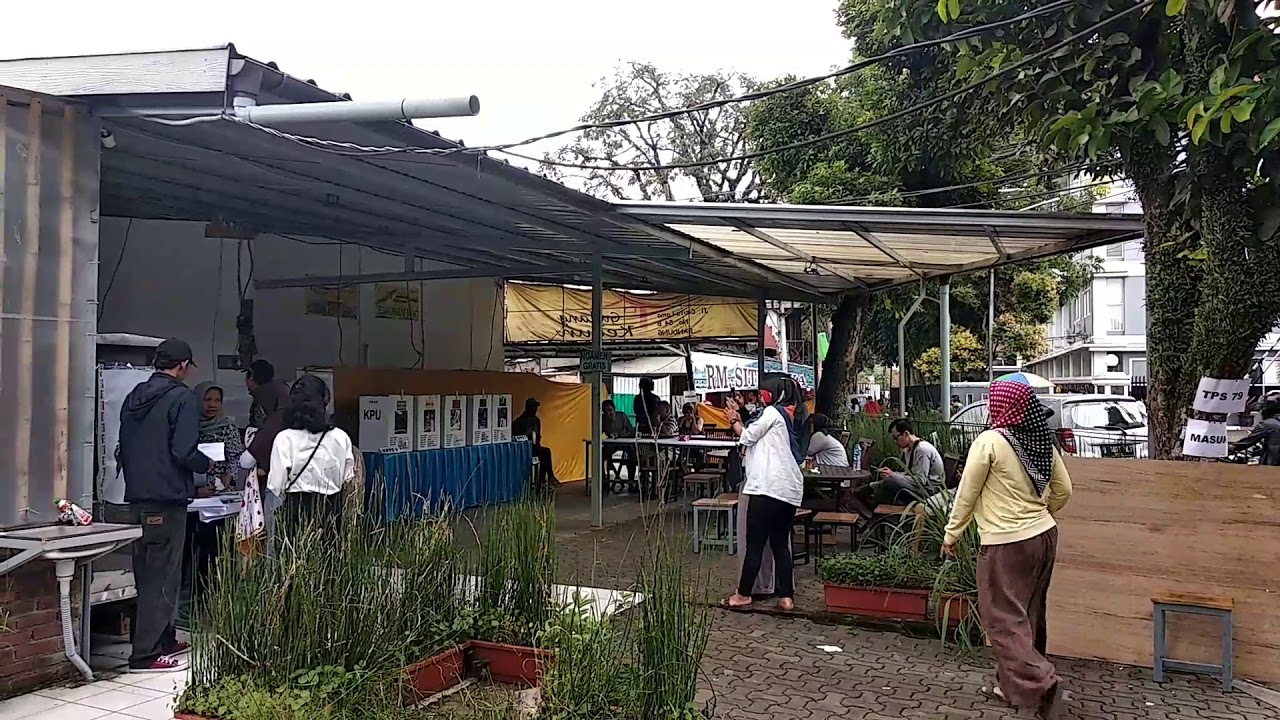 Pemilu 2019, cisitu Bandung - YouTube