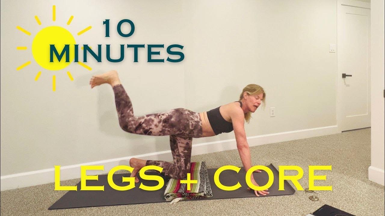 10 minute Legs + Core Workout - YouTube