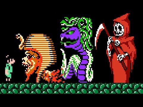 Monster Party (NES) All Bosses (No Damage) - YouTube