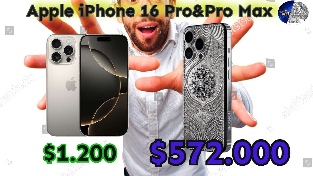iPhone 16 pro&Pro Max, most expensive in the world, price $572.000 ...