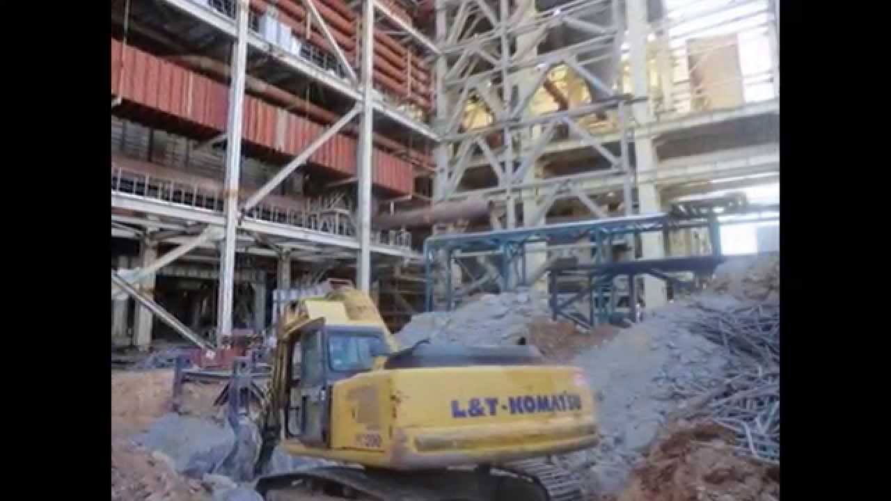 Tower Crane Rcc Foundation dismantling the pre buried steel structure ...