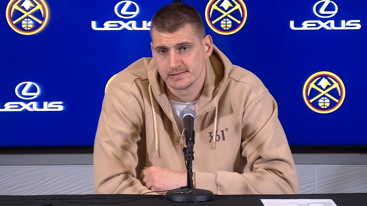 Nikola Jokic PostGame Interview | New York Knicks vs Denver Nuggets ...