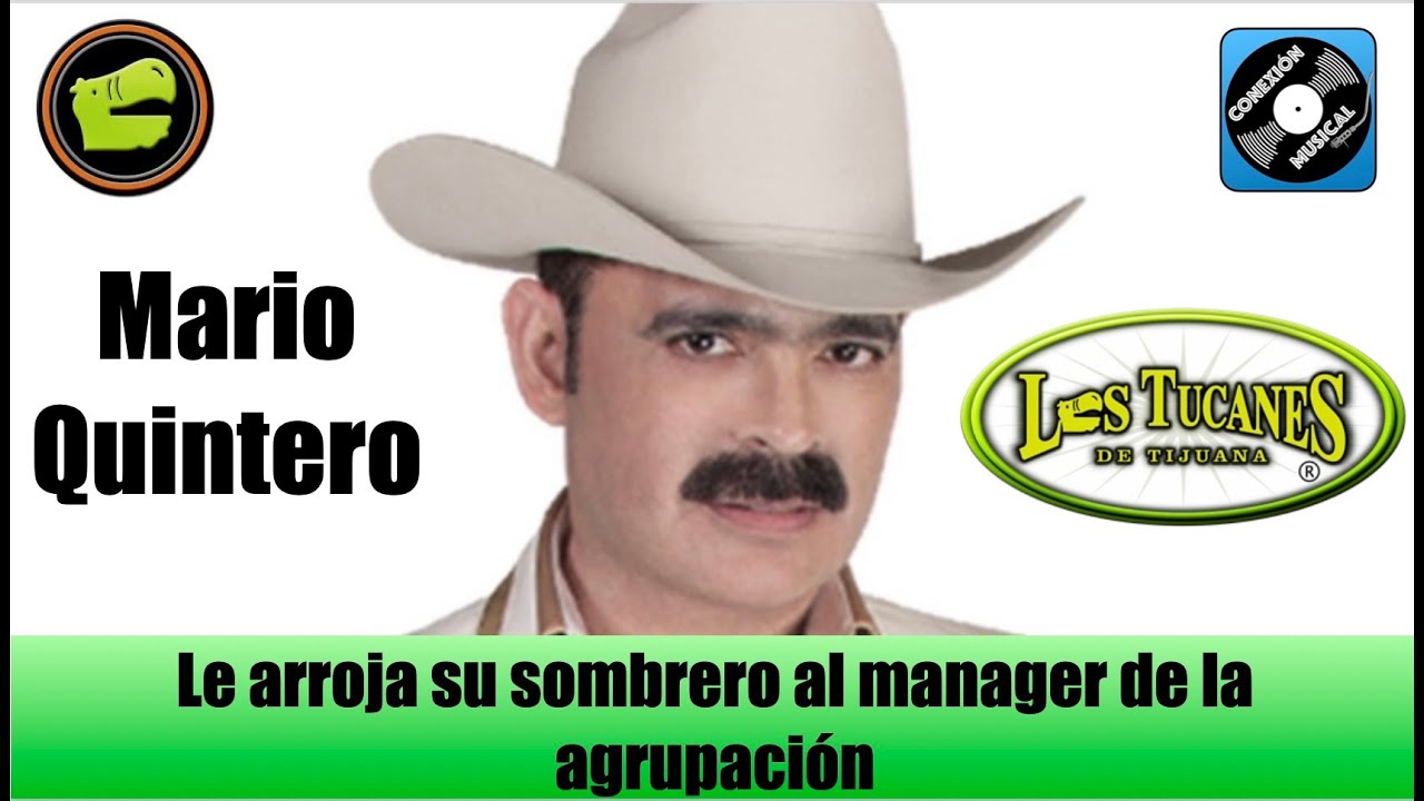 Mario Quintero de Los Tucanes de Tijuana le arroja el sombrero a su ...