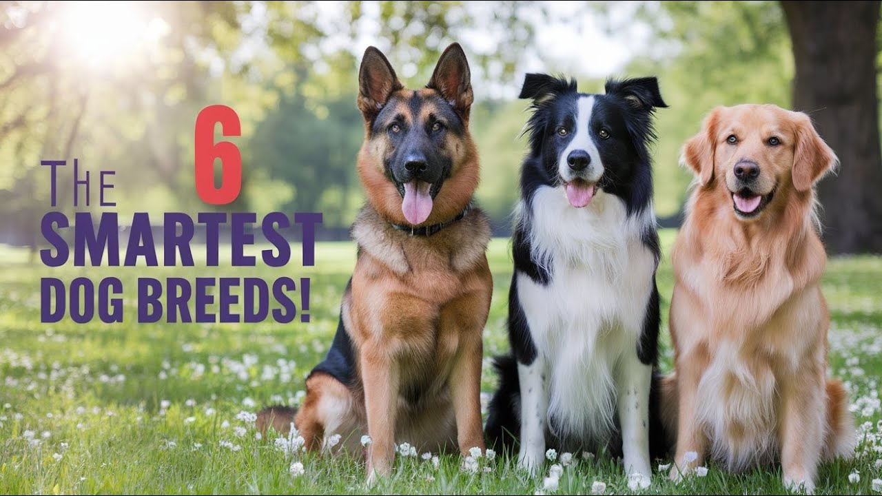 The 6 Smartest Dog Breeds In The World Revealed - YouTube