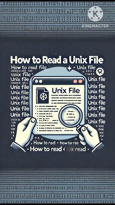 How to read a file in unix - YouTube