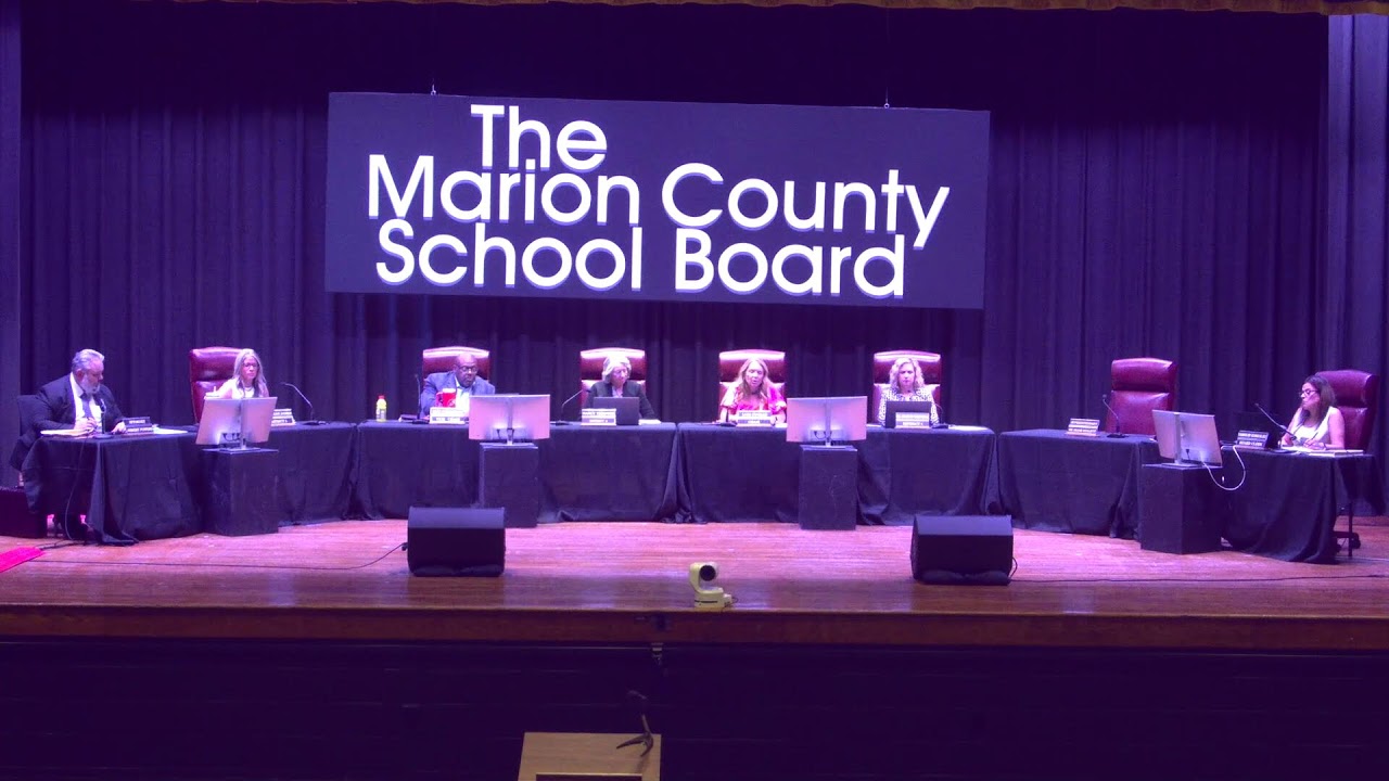 Marion County School Board Meeting, April 29th, 2025 - YouTube