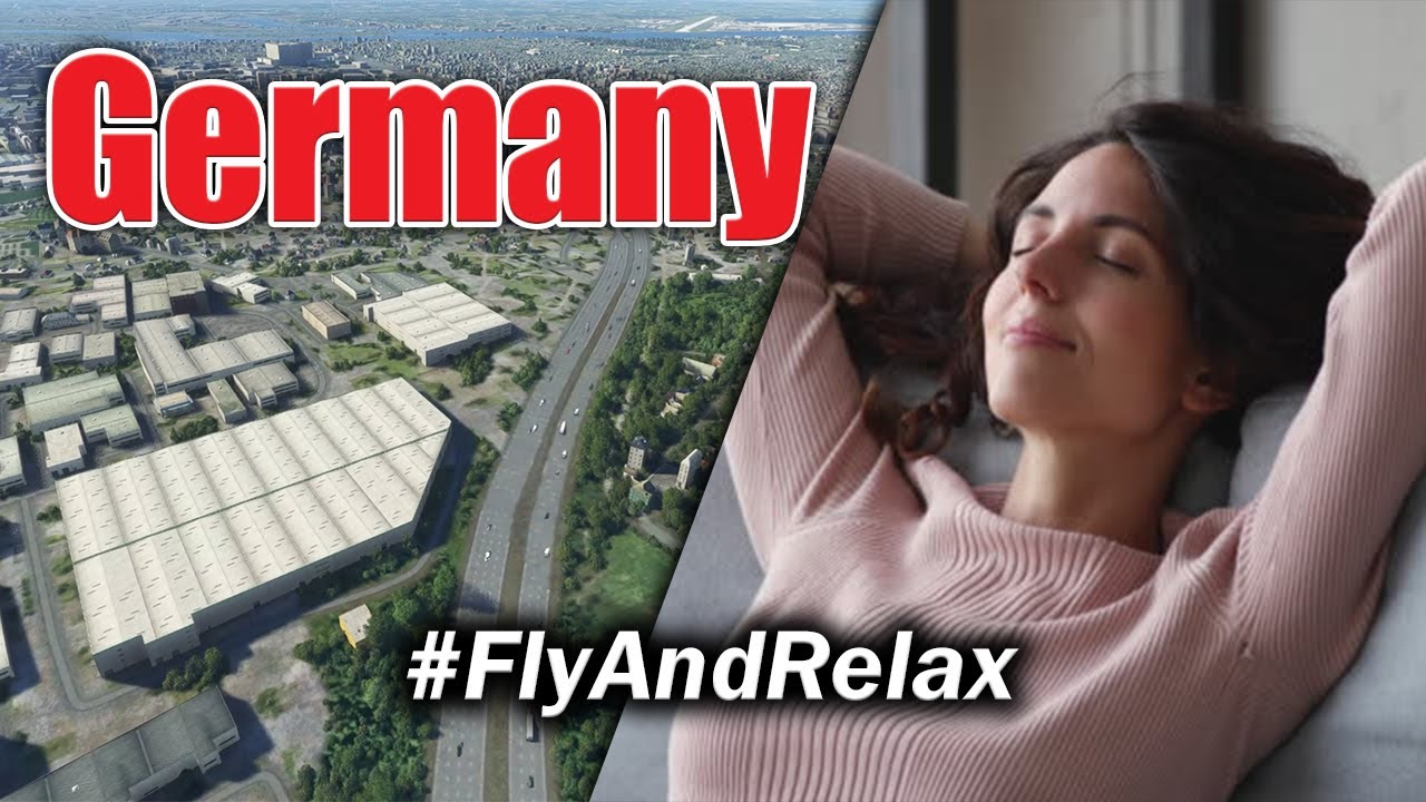 ️ FLYING OVER GERMANY 🍓 4h Amazing Beautiful Nature Scenery with Stress ...