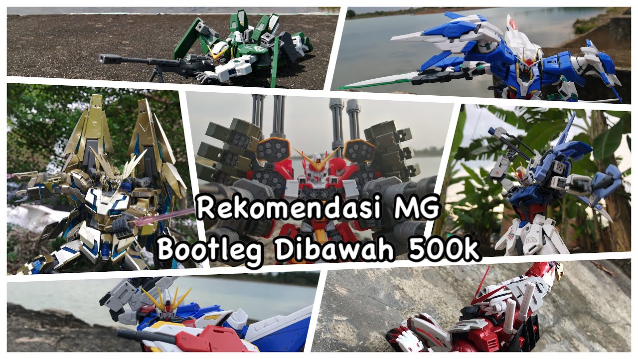 Rekomendasi Kit MG Gundam Bootleg Dibawah 500 Ribu - YouTube