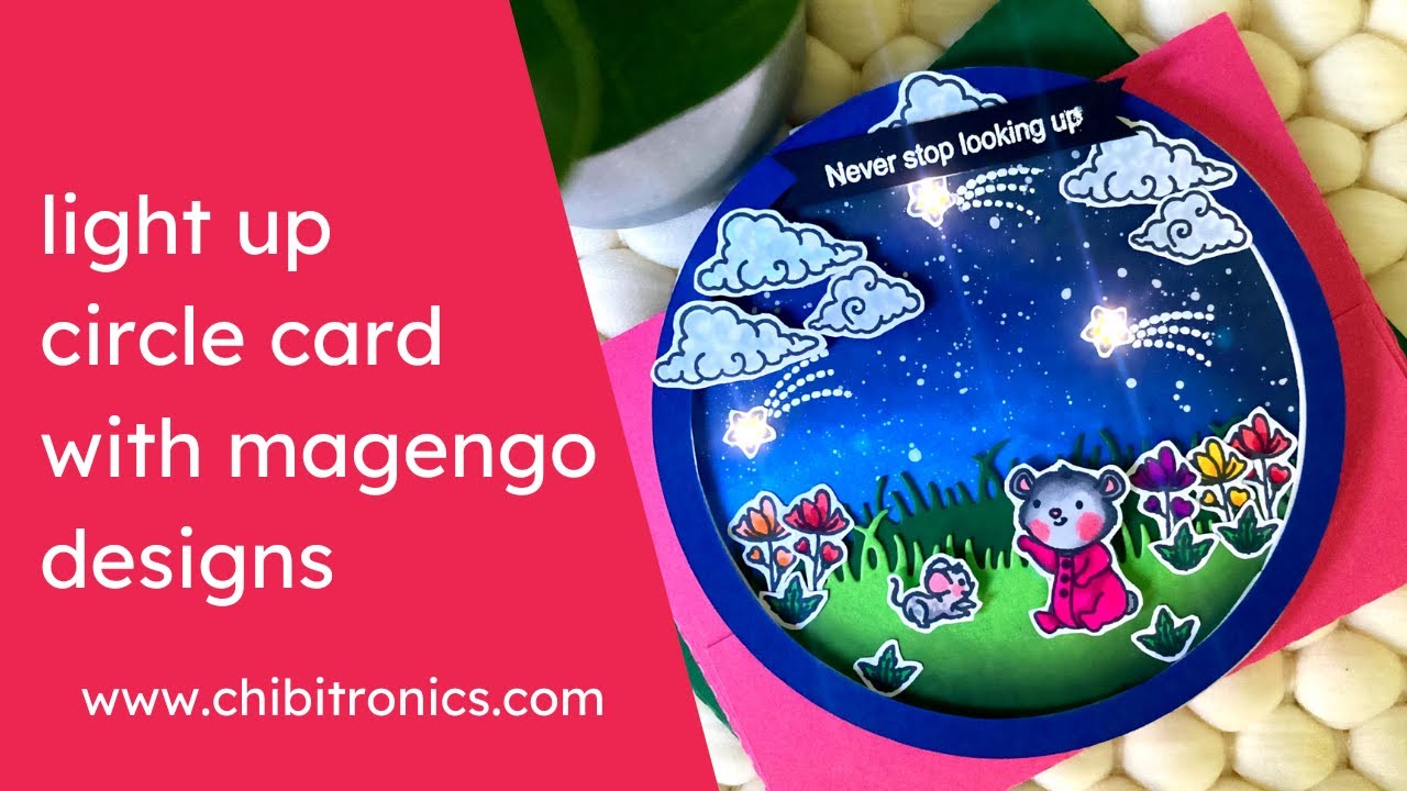 Light Up Circle Card with Magengo Designs - YouTube
