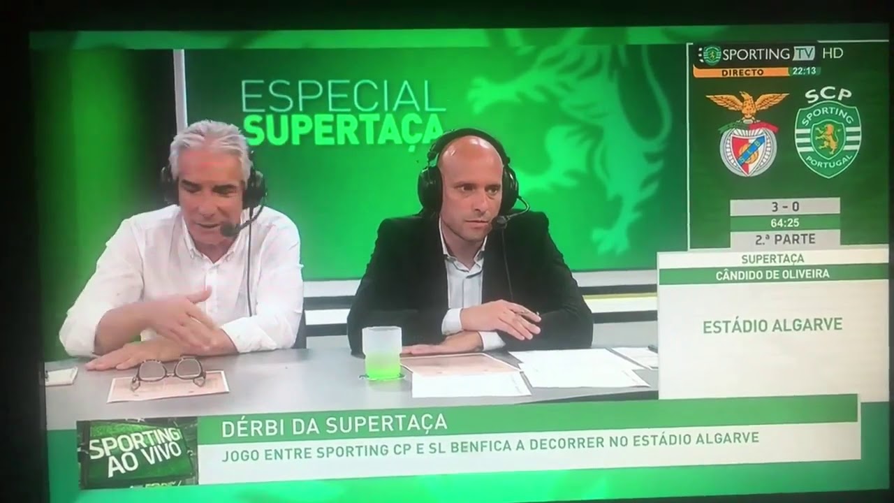 Reacção dos comentadores da Sporting TV aos golos do Benfica - YouTube
