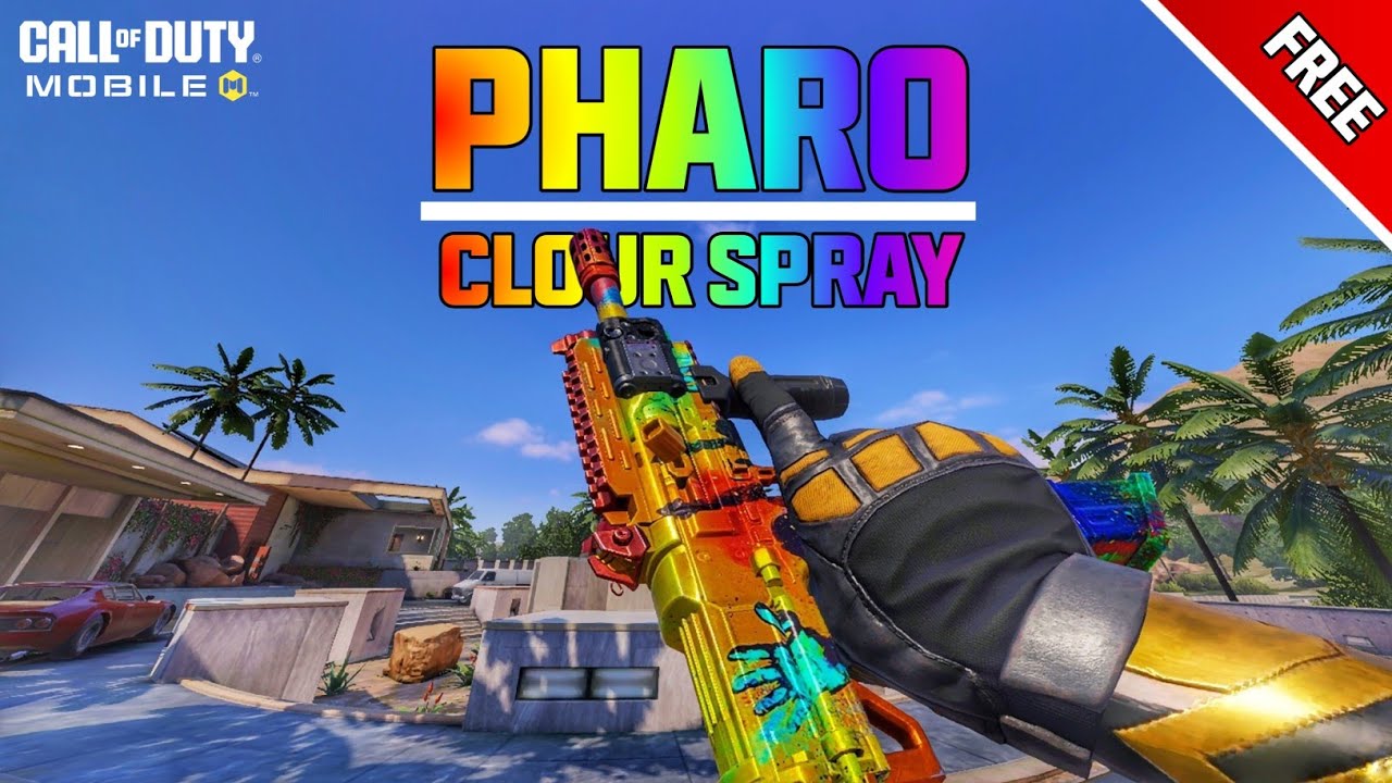 Pharo Color Spray Skin in COD Mobile - New Best Skin & Gameplay! - YouTube