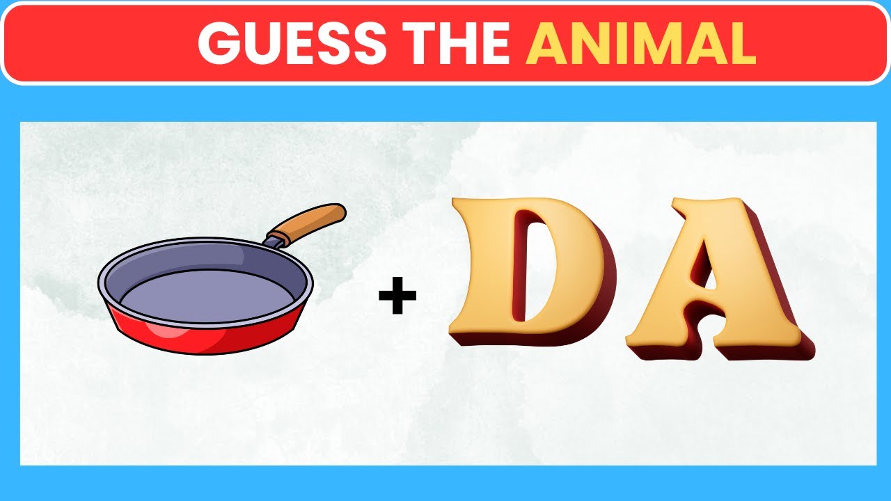 Can You Guess The ANIMAL By Emoji? 🐶😺 "Unbelievable! " Brain Teasers ...