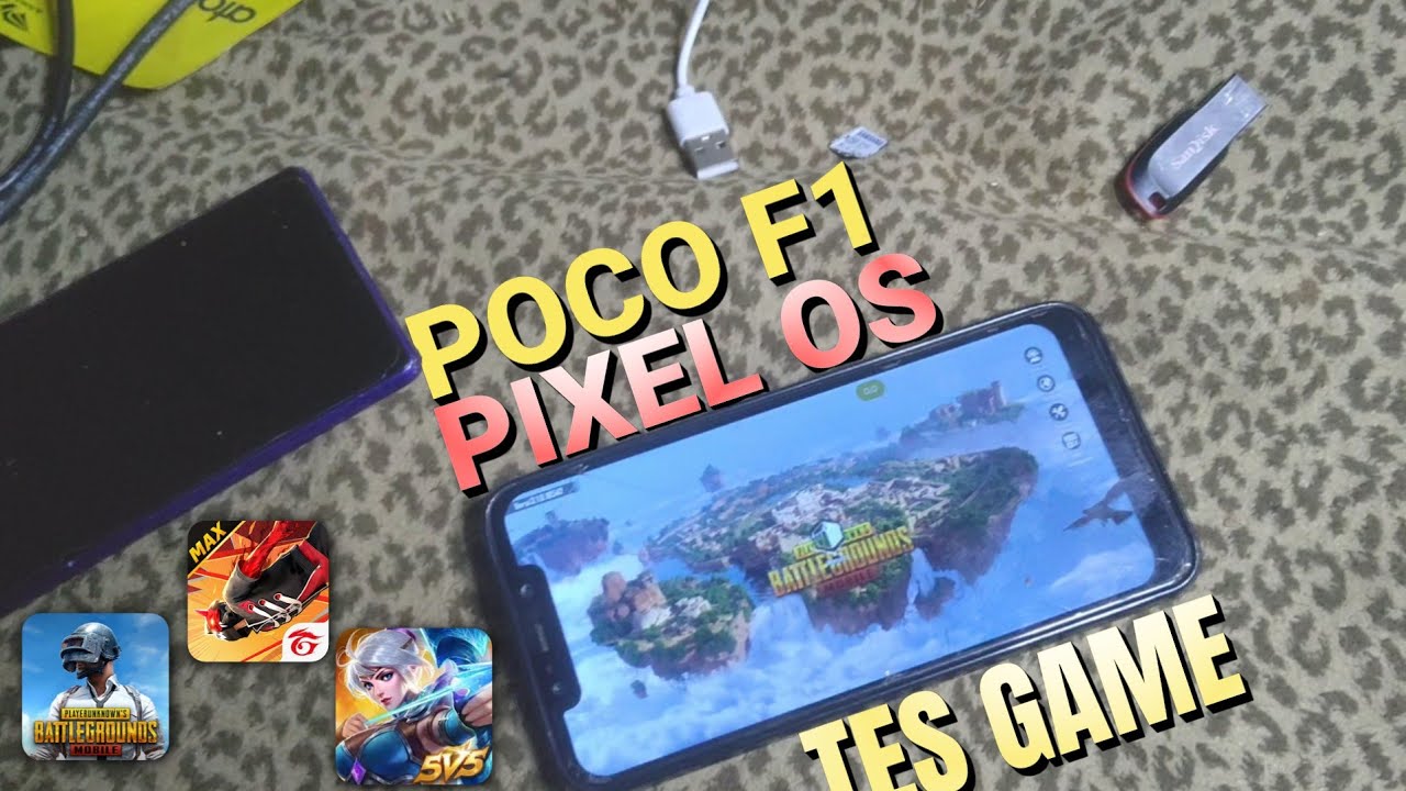 Tes Game Di Poco F1 Rom Pixel OS Android 14 | Main ML, PUBGM, PP - YouTube