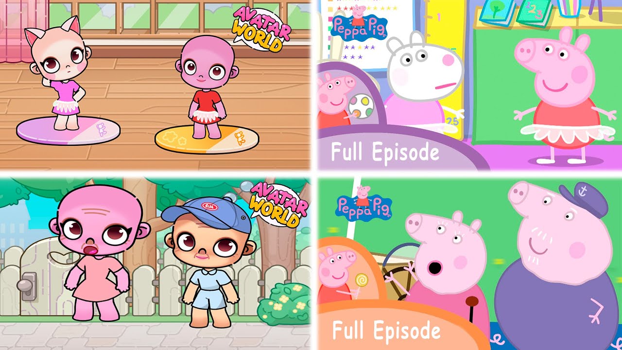 Peppa Pig in Avatar World | Babysitting | Ballet Lesson - YouTube